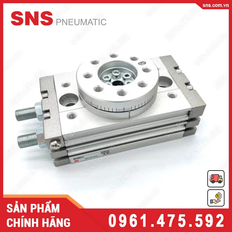 MSQB 20-R Xi lanh xoay - bàn xoay SNS (MSQB 20-R) - home.chokhinen
